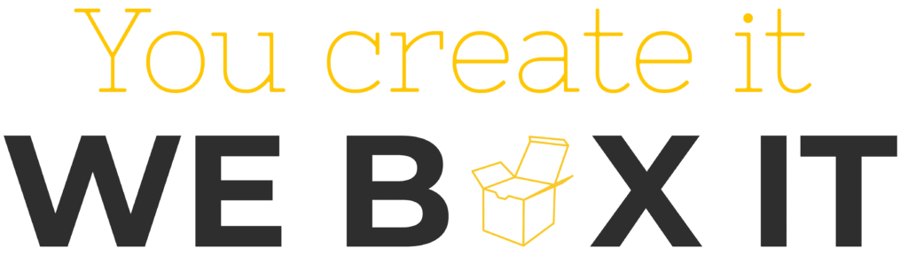 Ontwerp en bestel jouw productverpakking op maat bij WE BOX IT